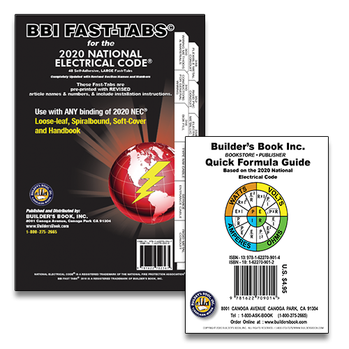 2020 National Electrical Code (NEC) Fast Tabs - Exam Prep Station