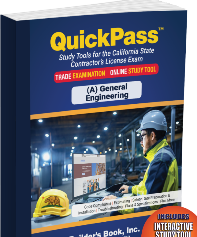 California General Building (A) License Exam Study Guide - Exam Prep ...